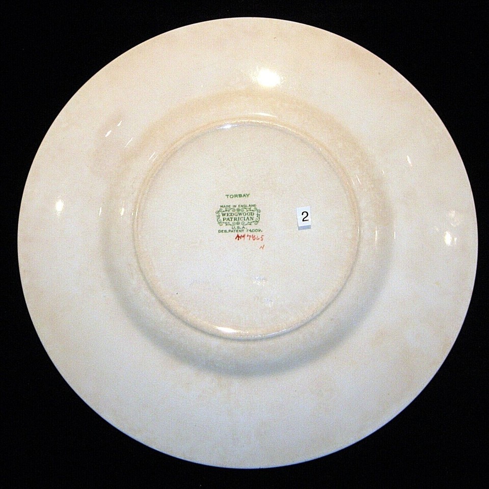 Vintage 1930's WEDGWOOD "Torbay Green" #AM7865 Patrician China | eBay
