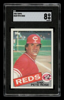 1985 Topps Set-Break #600 Pete Rose SGC 8 NM MT | eBay