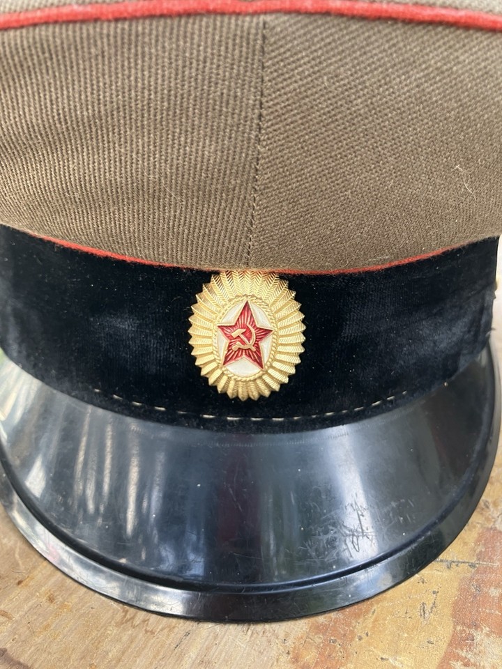 Vintage Historical Communist Officer Hat Soviet Red Army 57 | eBay