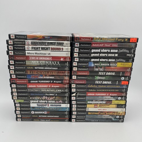 Lot Of 40 Video Games Various Sony PlayStation PS2 Untested | eBay