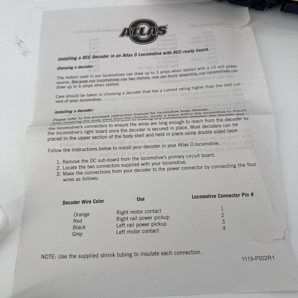 Atlas O 20040001 Chesapeake & Ohio ALCO RSD-7/15 Diesel Engine O Gauge ...