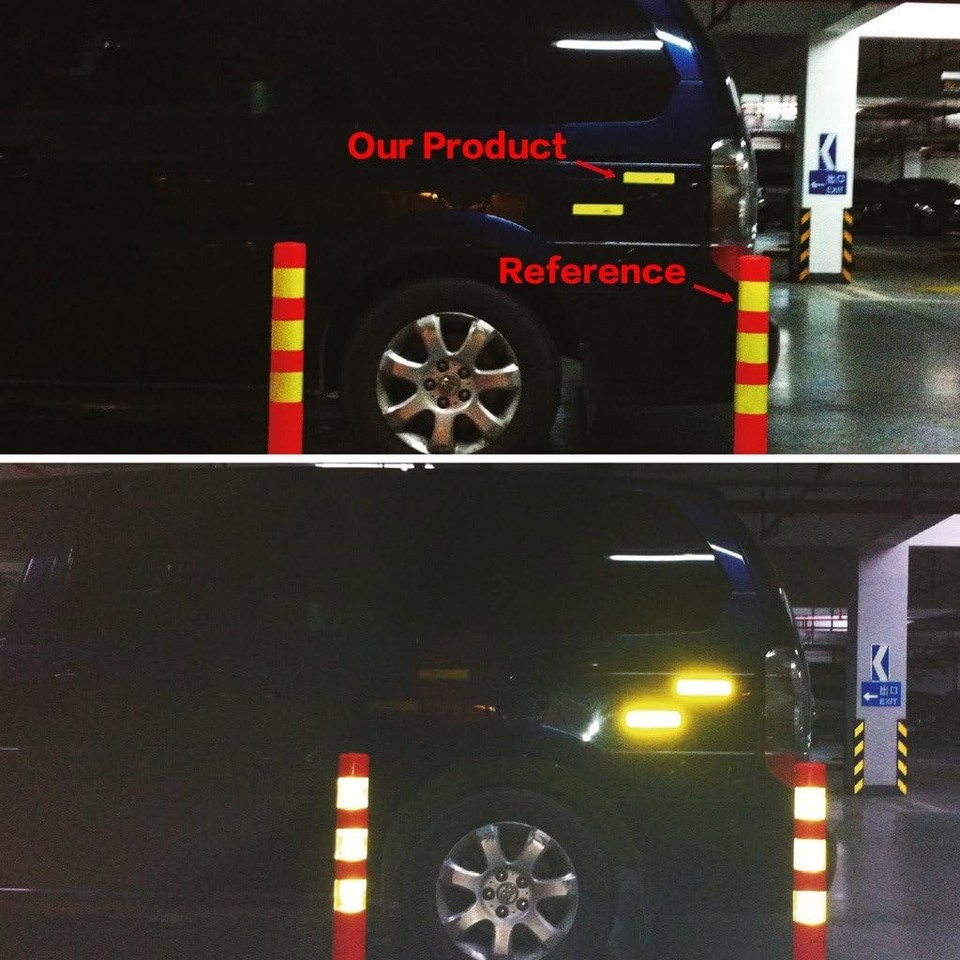 Reflective Diamond Grade Sticker | Waterproof, All-Weather Reflective ...