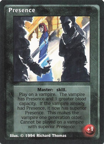 Presence - Jyhad Deckmaster V:TES Trading Card 1994 | eBay