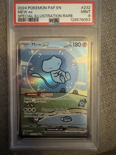 Bubble Mew EX TCG Paldean Fates Card 232/091 PSA 9 Special Illustration ...