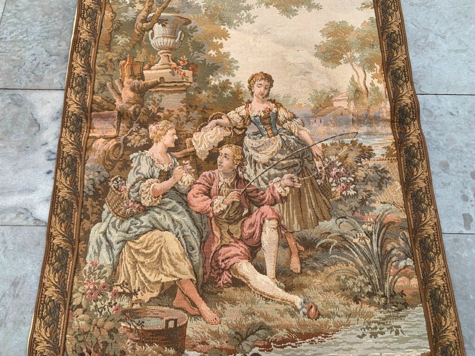 Vintage French Romantic Décor Tapestry Goblins Medieval Wall Hanging ...