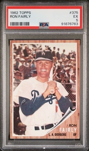1962 TOPPS 375 RON FAIRLY PSA 5 | eBay