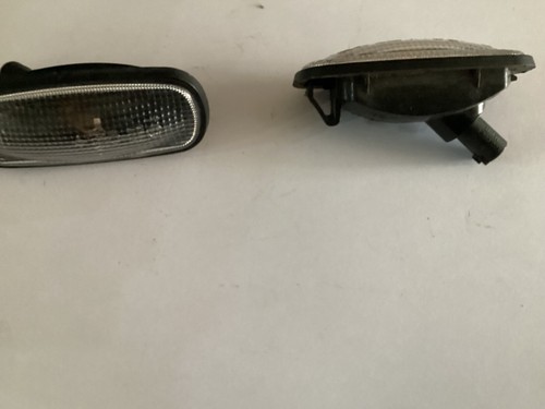 2x Clear Side Indicator LED Repeater Light For Defender Discovery 2 ...