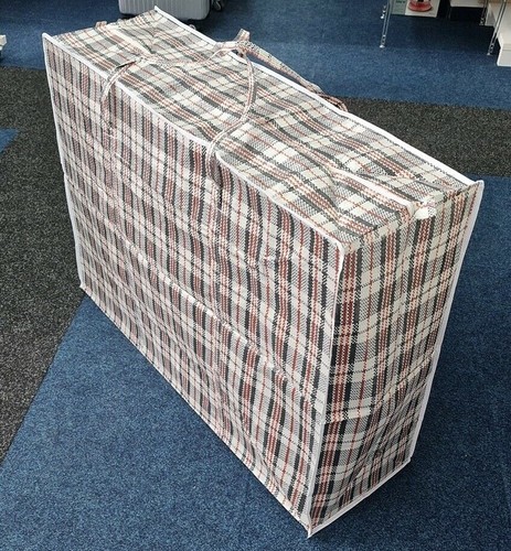 Jumbo X M XL XXL Tasche Big Bag Aufbewahrung Sack kariert faltbar ...