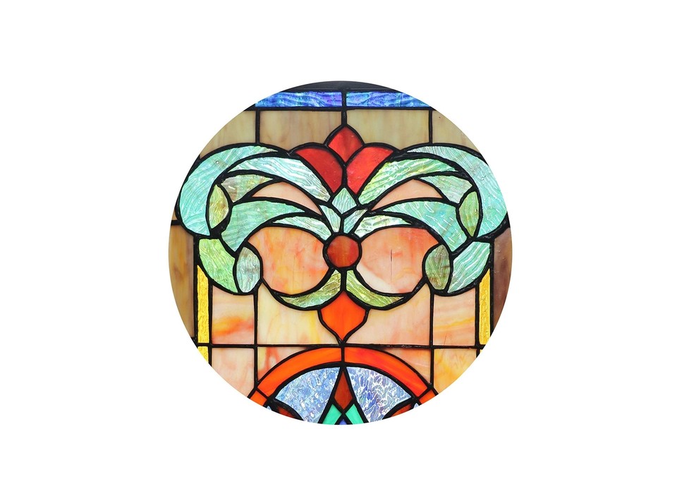 Yogoart Extra Large Horizontal Transom Window Stained Glass Window ...