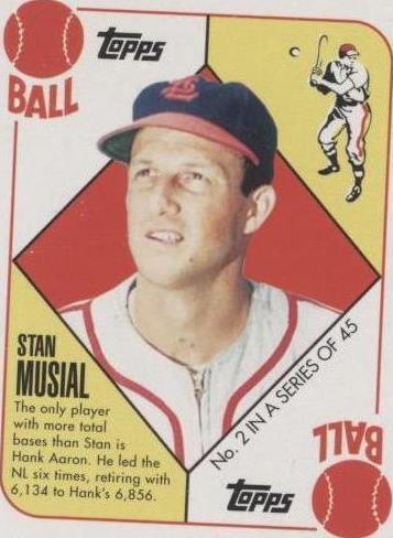 2010 Topps - Wal-Mart 1951 Design Blue Backs Stan Musial #2 for sale ...