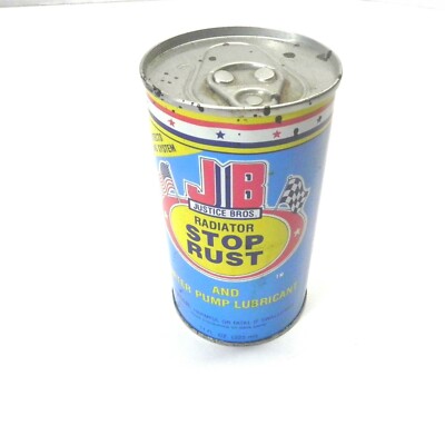 JUSTICE BROS RADIATOR STOP RUST AND WATER PUMP LUBRICANT FULL CAN 11 FL ...