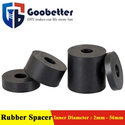 Rubber Spacer Round Anti Vibration Isolation Pads Isolator Bushing ...