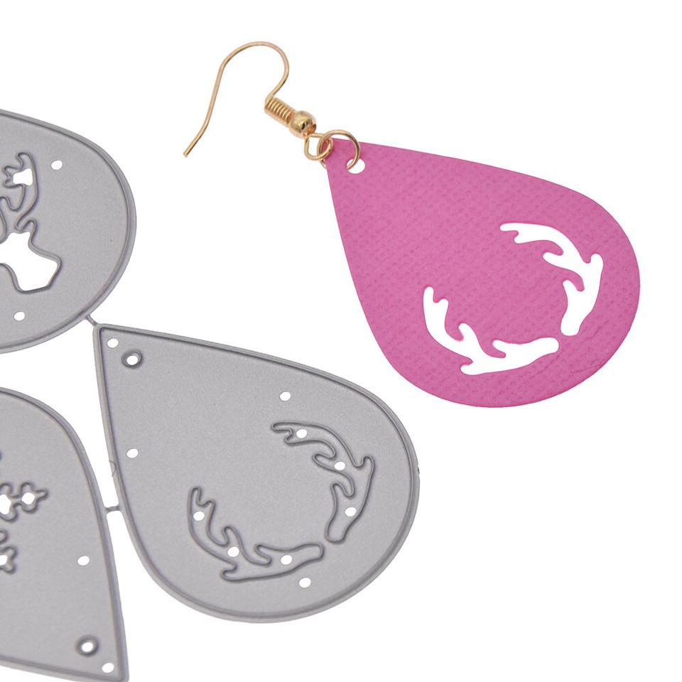 Earring Cutting Dies Teardrop Die Cuts Leather Jewelry Making Molds ...