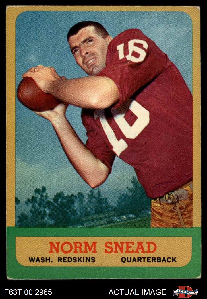 1963+Topps+-+%23158+Norm+Snead for sale online | eBay