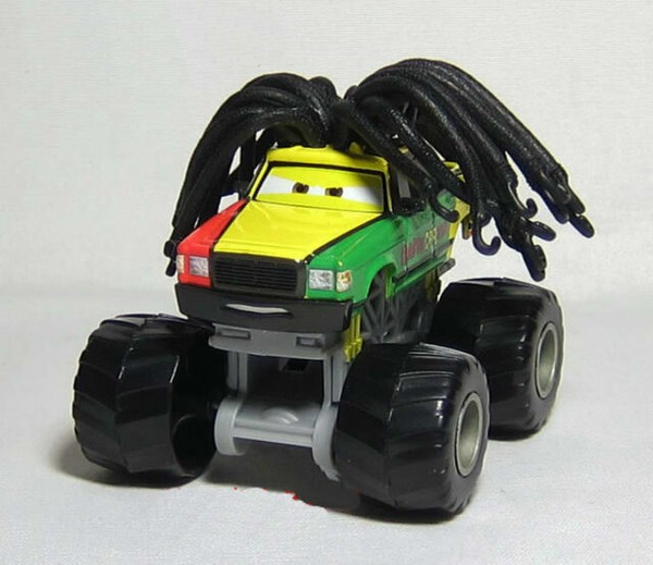 Mattel T5657 Disney Pixar Cars 155 Die Cast Car OverSZd Vehicle - Rasta ...