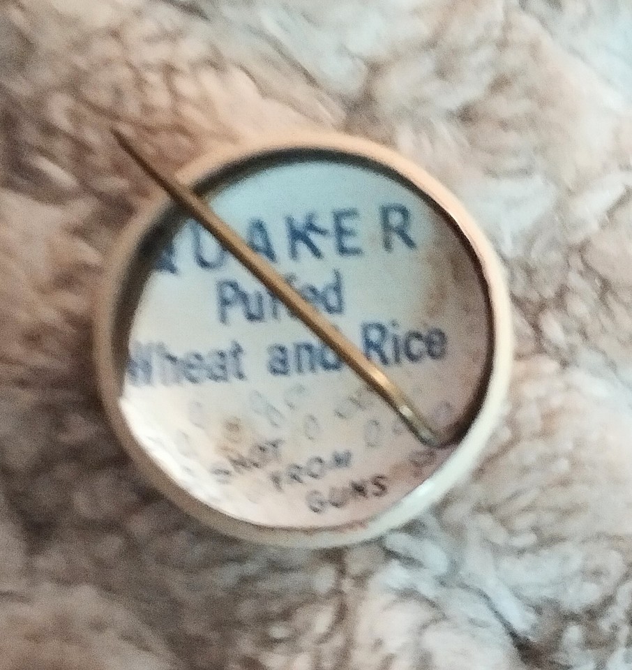 Vtg. "JACK CARSON, Warner Bros., Quaker Puffed Rice Shot From Guns" Pin ...