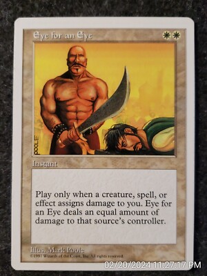 MTG Eye for an Eye Revised Edition Regular Rare (DS3D1D9) | eBay