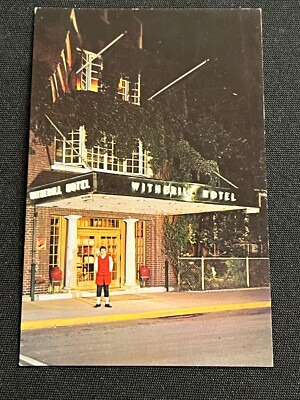 WITHERILL HOTEL Plattsburg, New York Postcard 1960's | eBay