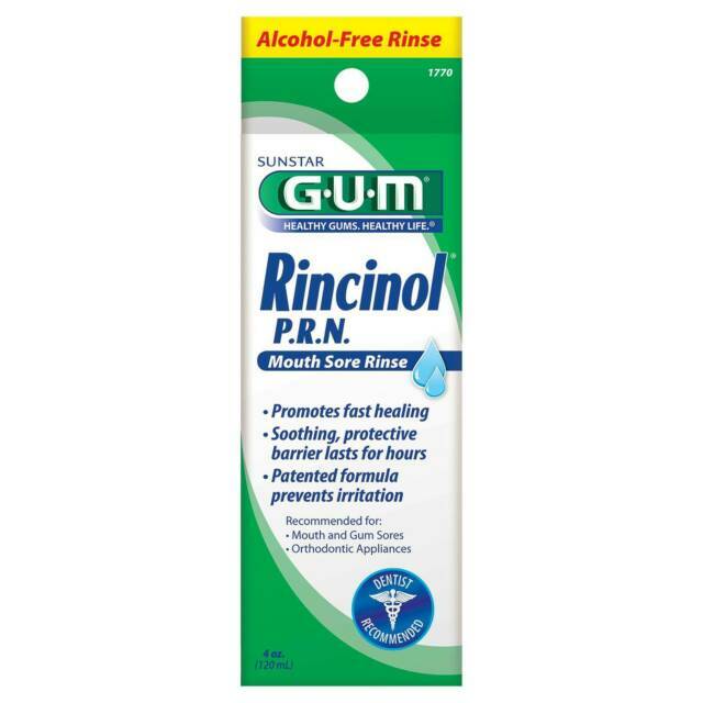 GUM Rincinol P.R.N Oral Pain Reliver - 4 fl oz for sale online | eBay
