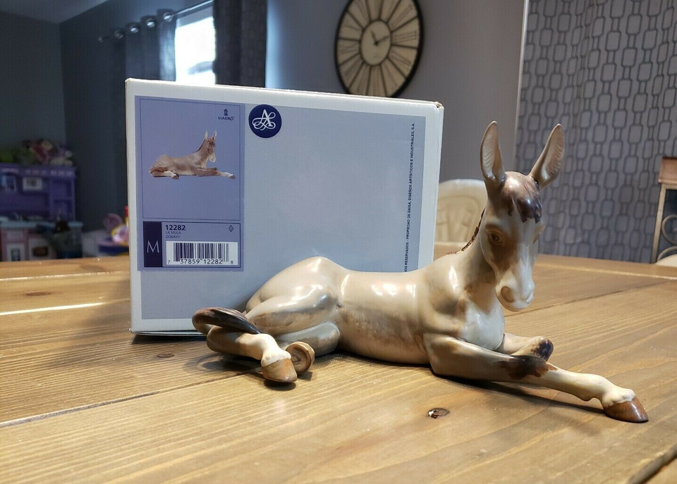 LLADRO LARGE NATIVITY SET- GRES - NEW IN BOXES WITH CRECHE - Donkey | eBay