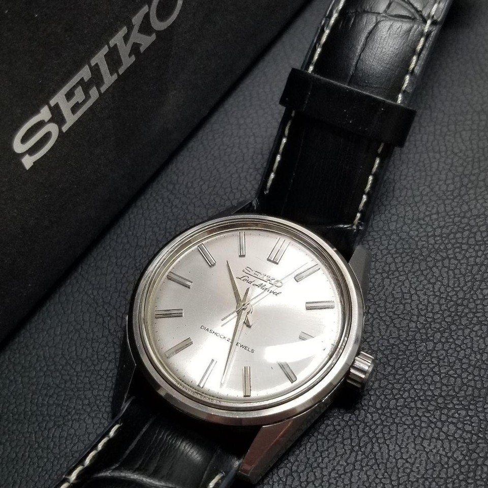 Seiko Lord Marvel 1967 Steel Watch Cursive Logo Rare Vintage Working | eBay