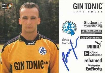 Ak 176 Sead Ramovic Stuttgarter Kickers 98/99 | eBay
