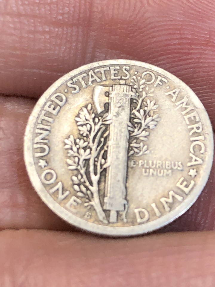 1917 S San Francisco Mint 90% Silver Mercury Dime US Coin | eBay