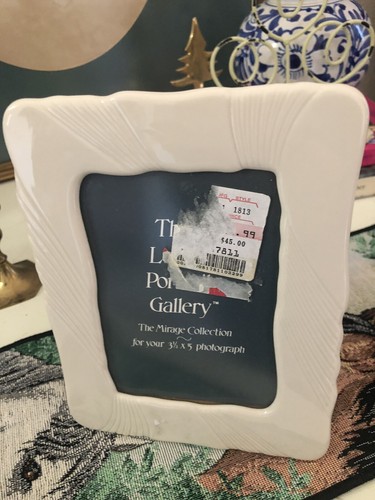 Lenox Mirage Frame Large Portrait Gallery 5x7 Porcelain Ivory Wedding ...