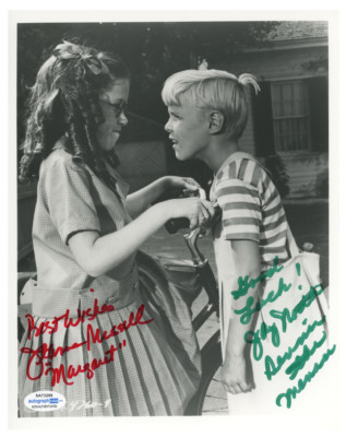 Jay North Dennis The Menace Jeanne Russell ACOA Signed Autograph 8 x 10 ...