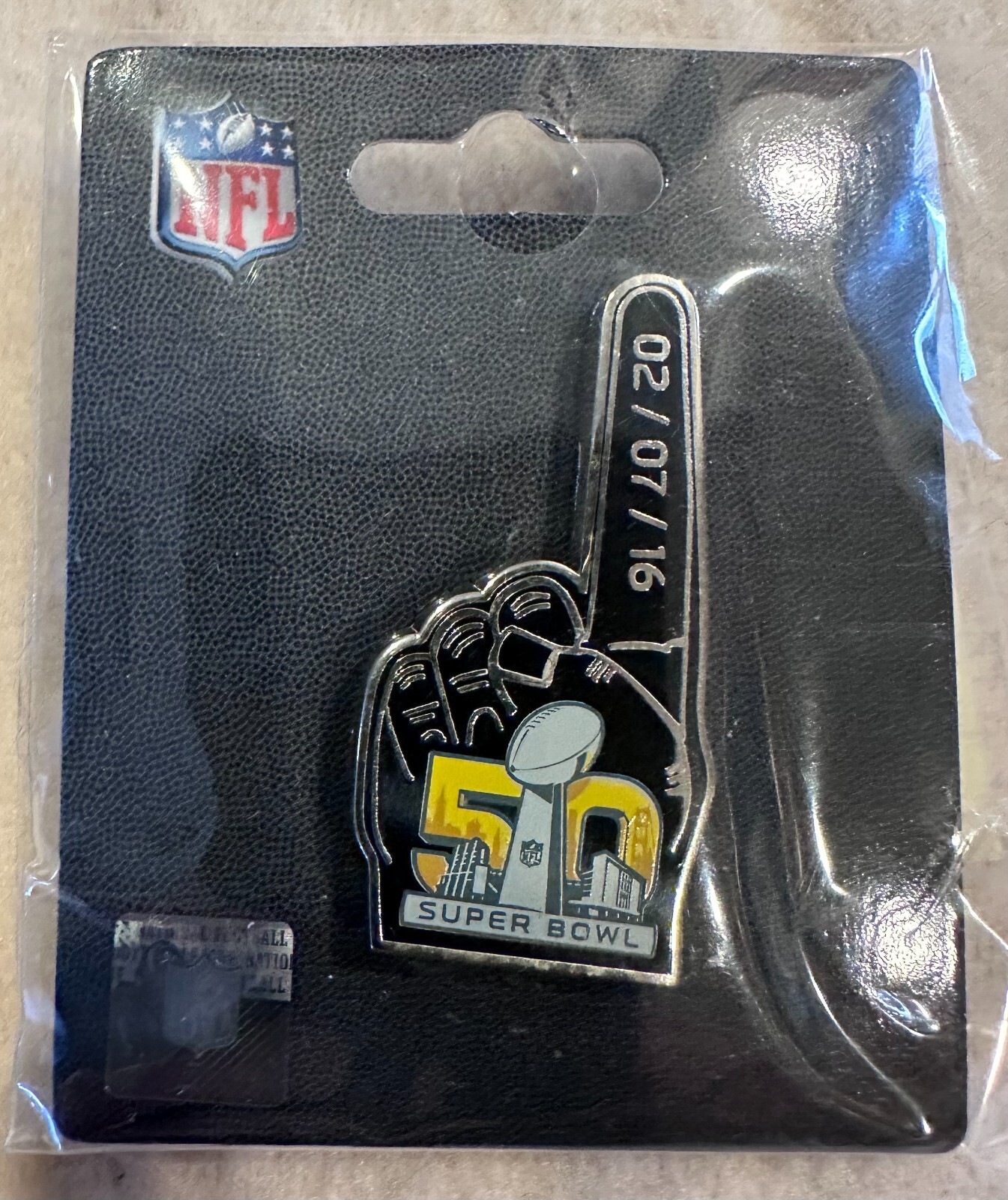 2016 NFL Super Bowl L (50) NFL Game Day Collectors Pin: Panthers ...