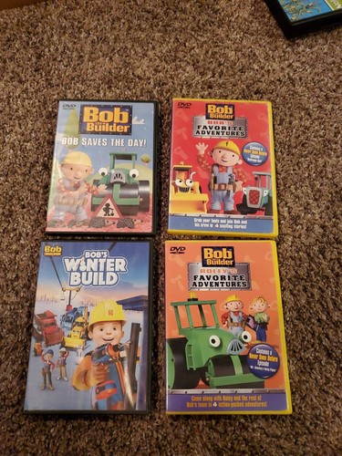 Bob the Builder DVD Lot 4 Best of Tool Power Teamwork Hard Hats Dig ...