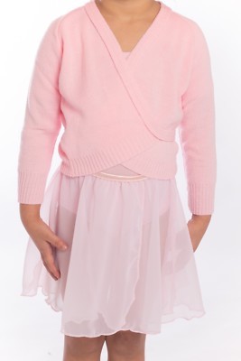 BALLET CARDIGAN Wrap over style PINK Girls Toddler/ Children's | eBay UK