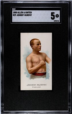 1888 Allen & Ginter N29 Johnny Murphy (SGC 5 EX) Boxing Pugilist | eBay