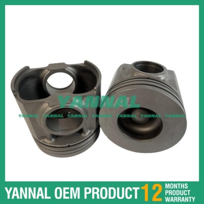 New 6x 6251-31-2510 Piston Kit STD For Komatsu 6D125 Engine | eBay