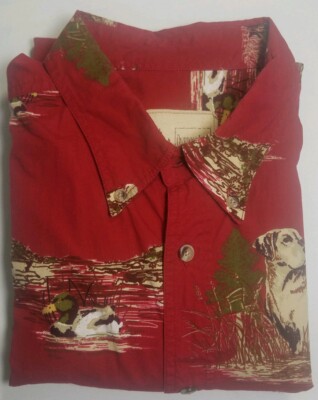 Field Tested by OUTDOOR LIFE Burgundy Duck Hunt Labrador Retriever Men ...