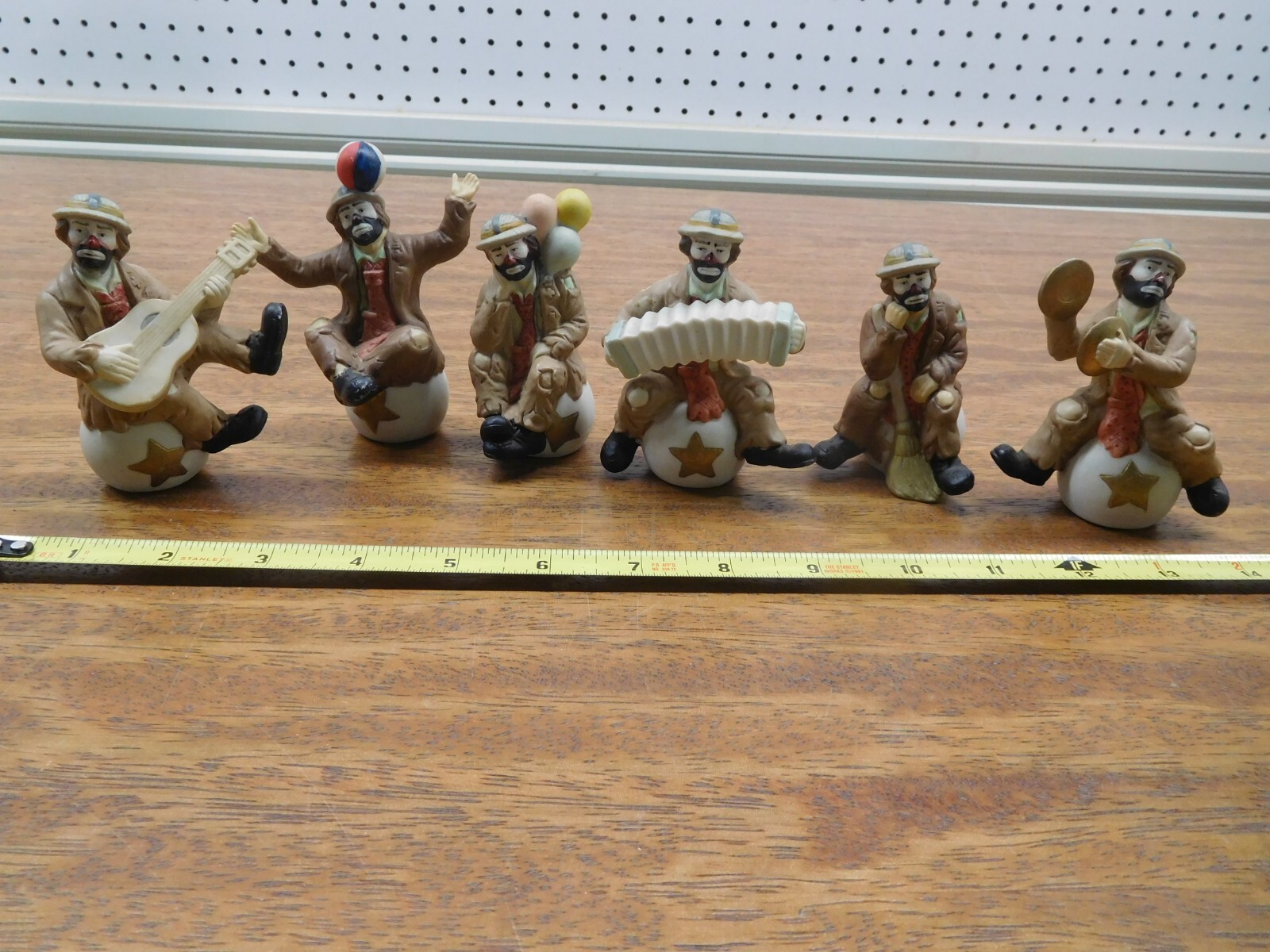 6 Vintage Emmett Kelly Sad Clown Ceramic Figurines | eBay