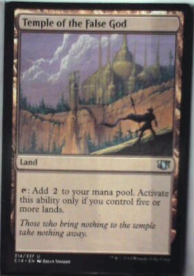 Temple of the False God - Commander 2014: #314, Magic: The Gathering Nm ...