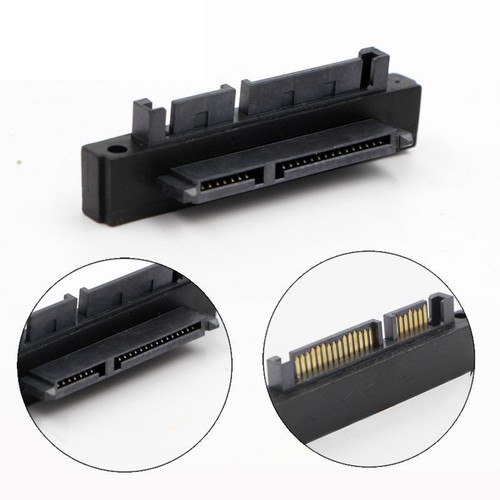 Black Connector Adapter 22 PIN Female +22(7+15) PIN Male Durable ...