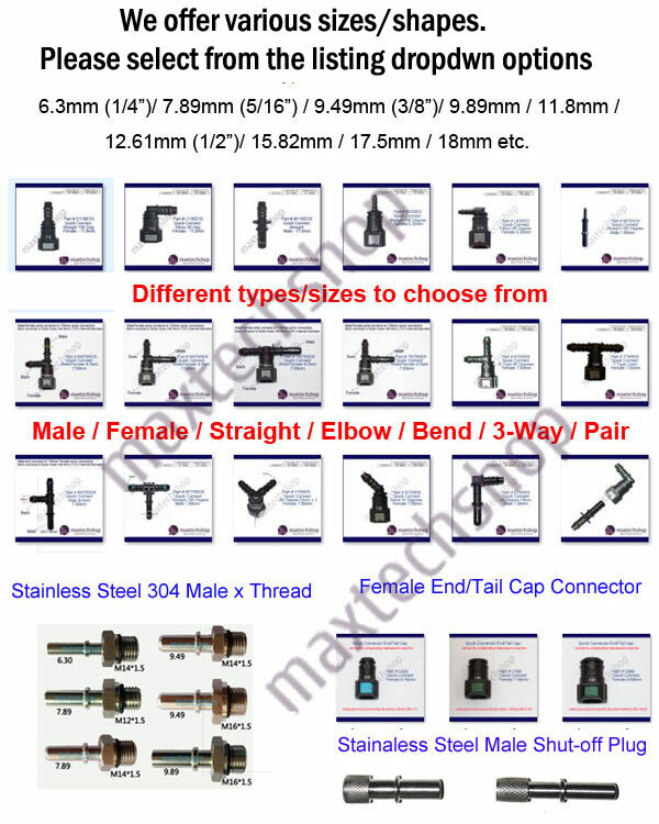 Types Of Fuel Line Connectors
