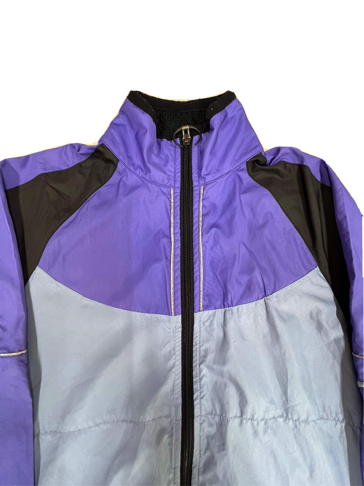 Nike Jacket Windbreaker Purple Swoosh 90’s Color Bloc… - Gem