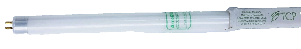 1x TCP F54T5HO/850 54W T5 5000K Shatter Shield 4' Fluorescent Linear ...