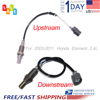 2PCS Upstream&Downstream O2 Oxygen Sensor For 2003-2011 Honda Element 2 ...