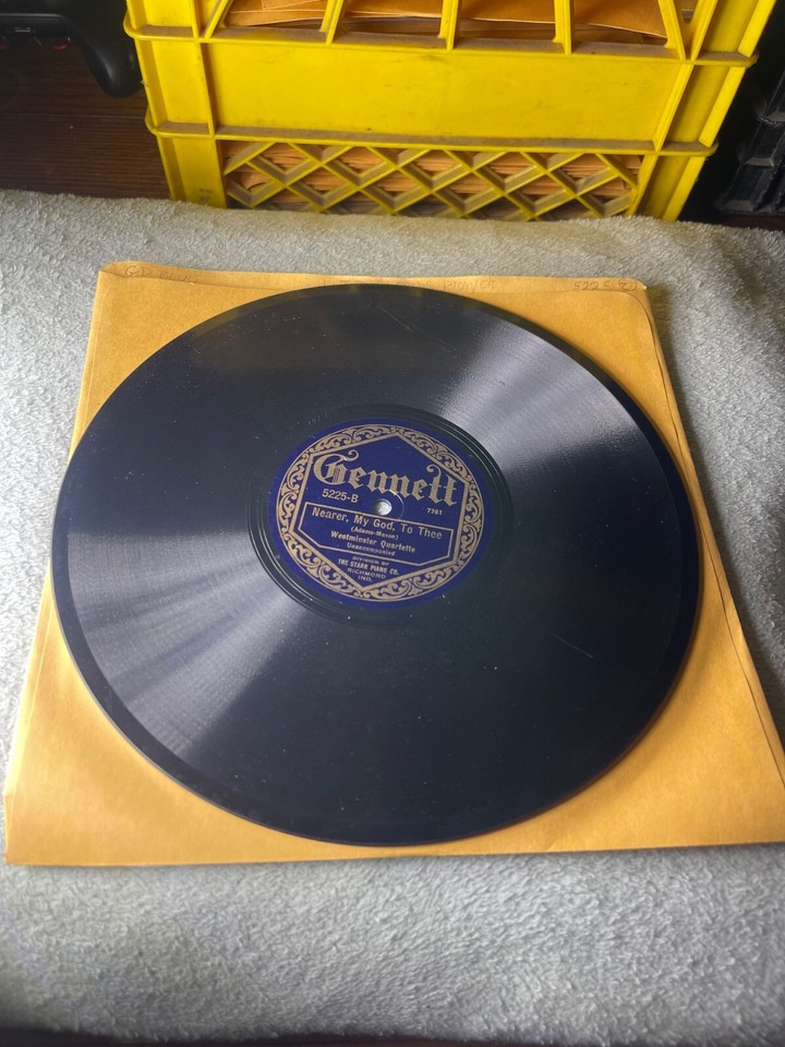 GENNETT Record 78 rpm 5225 THE LORDS PRAYER / NEARER MY GOD TO THEE | eBay