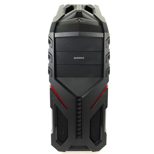 RAIDMAX Argon Mid Tower Gaming Computer Case ATX PC RED Edition PCS ...