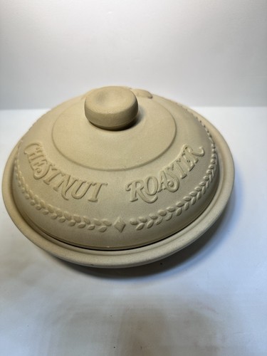 Vintage Superstone Chestnut Roaster 1993 Sassafras Baker USA Nuts Cooking Dish | eBay