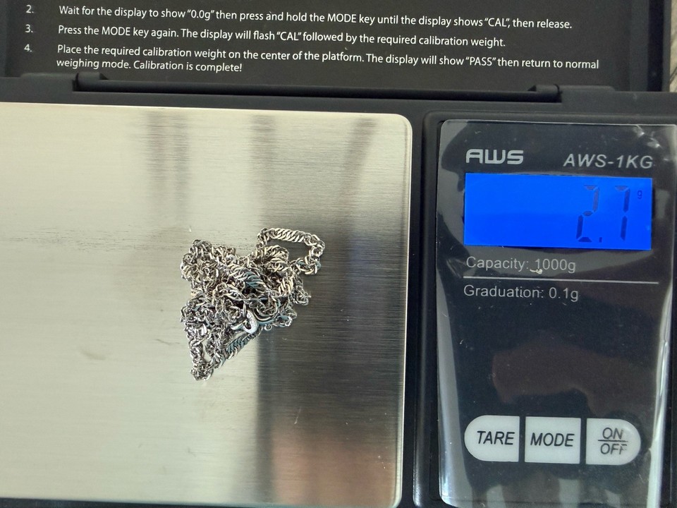 14 KT White Gold Diamond-Cut Rope Chain Princess Length Necklace | eBay