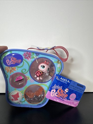 Littlest Pet Shop Picnic Ladybug Ladybird in Purse Tote #1017 Toy LPS ...