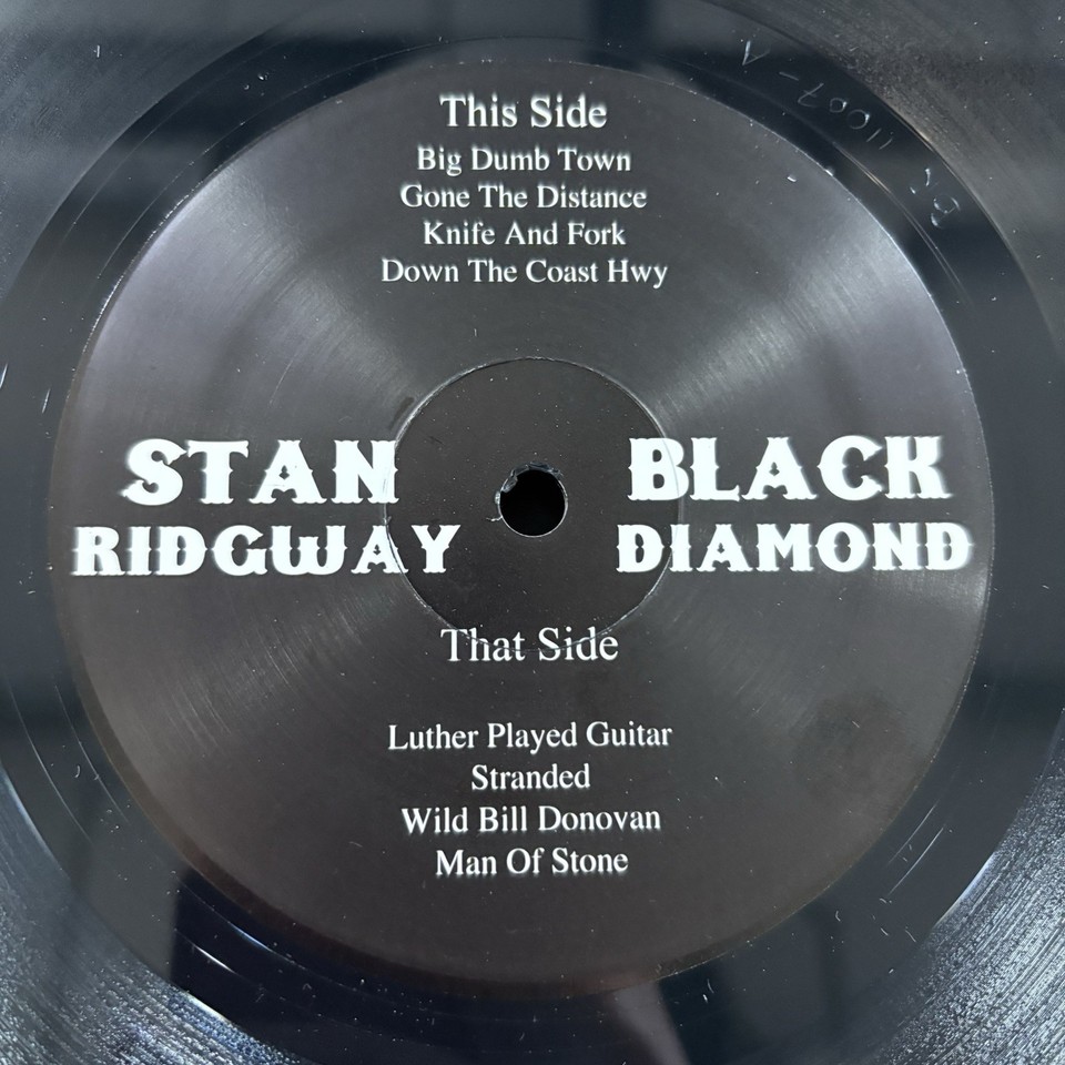 Stan Ridgway – Black Diamon - Original USA Birdcage 2xLP -BR 11007 ...