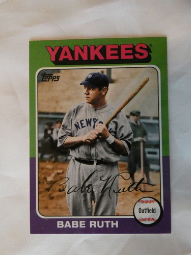 BASEBALL CARD 2010 VINTAGE LEGENDS BABE RUTH VLC-31 | eBay