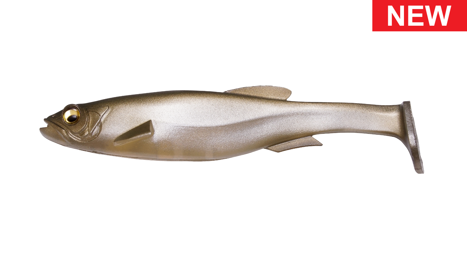 Megabass Magdraft 8" - Brownie - 8 Inch - 3 1/10oz Bass Rigged Swimbait ...